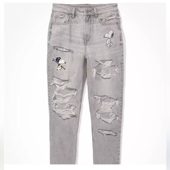 American Eagle Outfitters | Jeans | American Eagle X Peanuts Snoopy ...